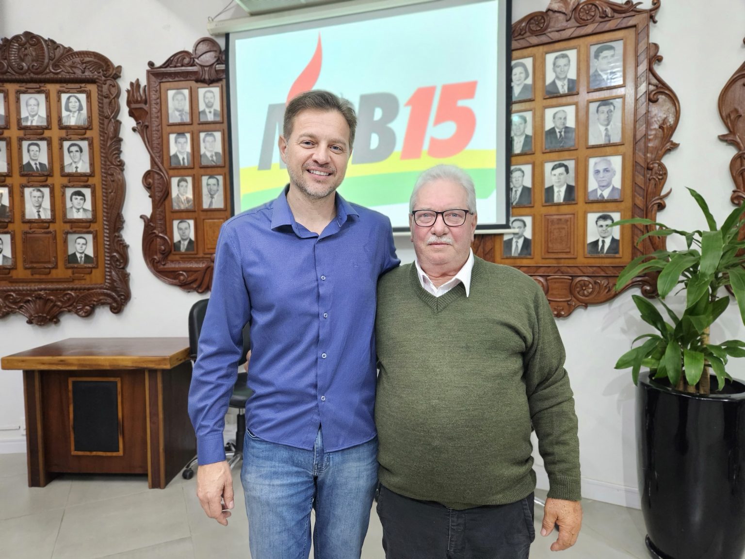 Convenção do MDB confirma Agostinho Orsolin como vice de Jonas Calvi em ...